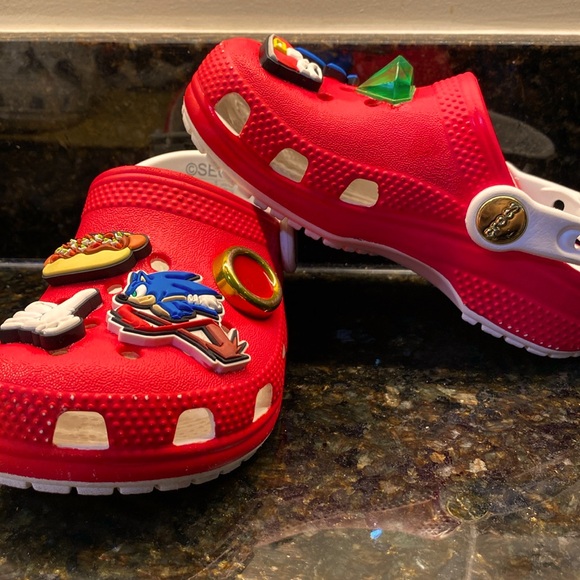 CROCS | Shoes | Crocs Sonic The Hedgehog | Poshmark